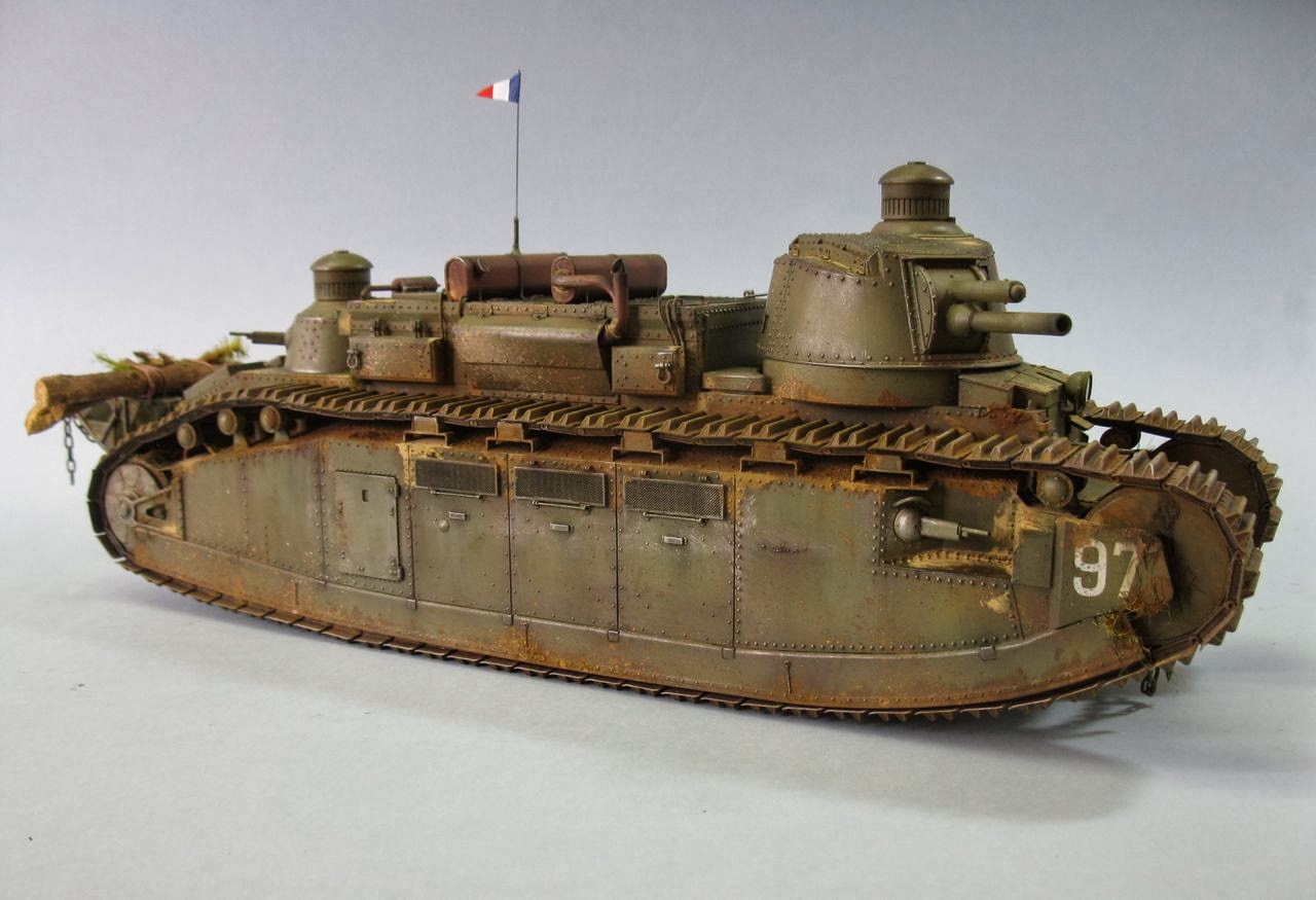 Char FCM 2C - NORMANDIE - Super-heavy French tank - DONE !!!! - Missing-Lynx